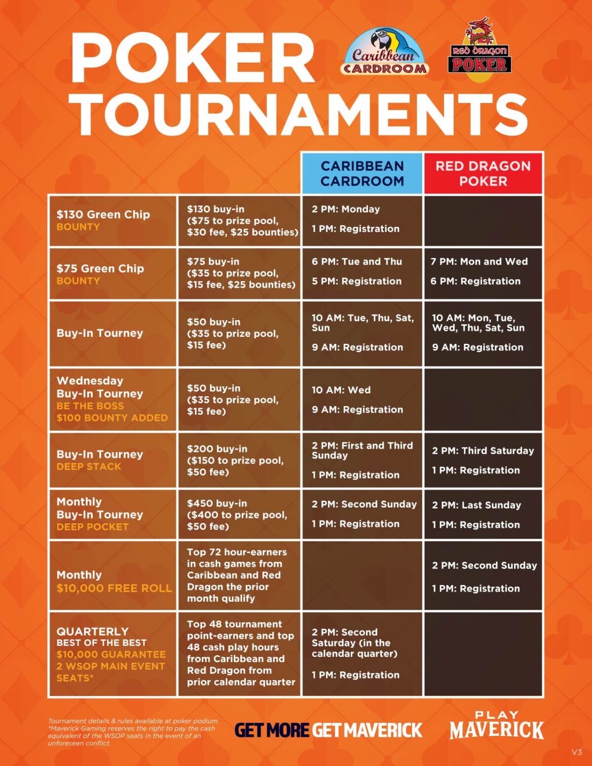 Upcoming Events – Maverick Gaming Washington