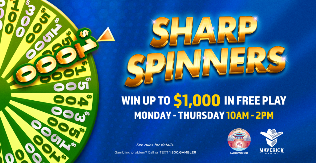 Macau Lakewood | Sharp Spinners - Maverick Gaming Washington