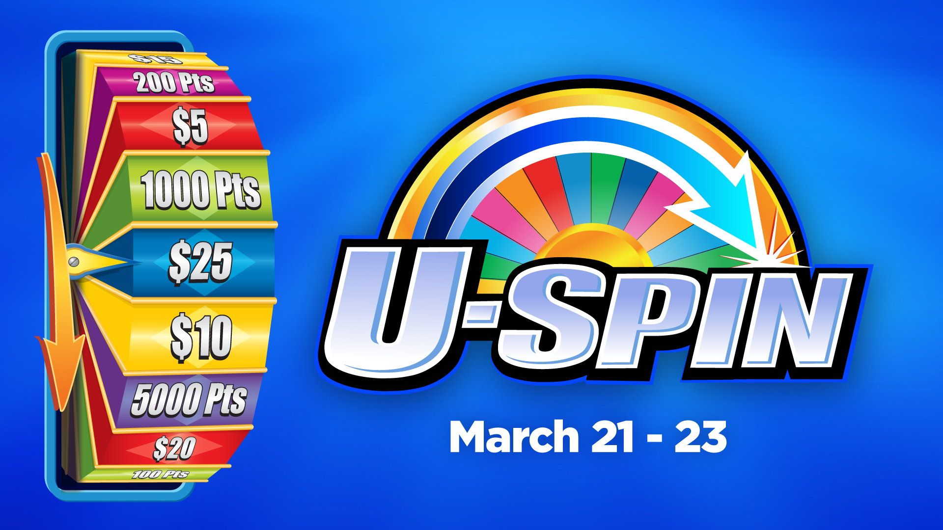 $15,000 U-Spin | Free Play – Wendover Nugget Hotel and Casino