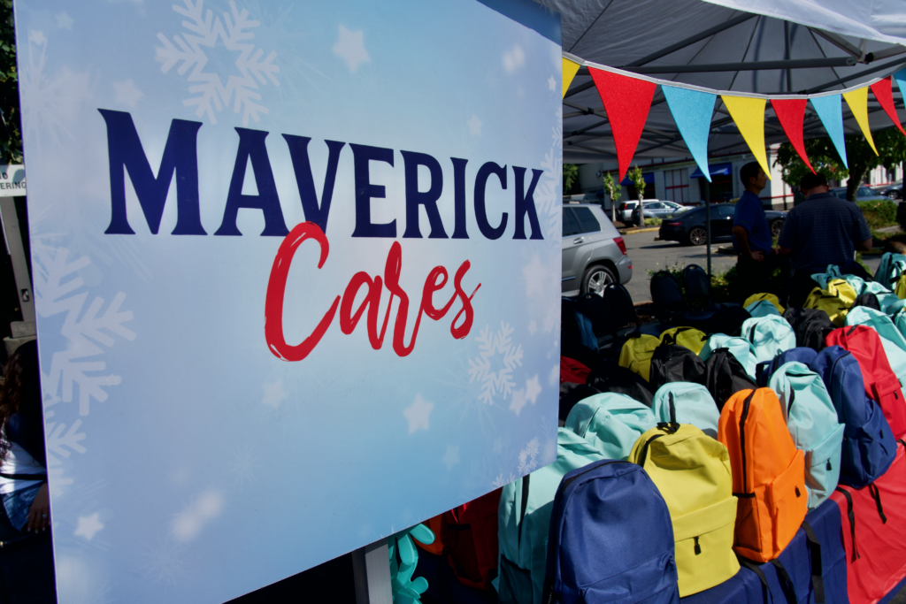 Maverick Cares Welcomes Students & Families for Back-To-School Event ...